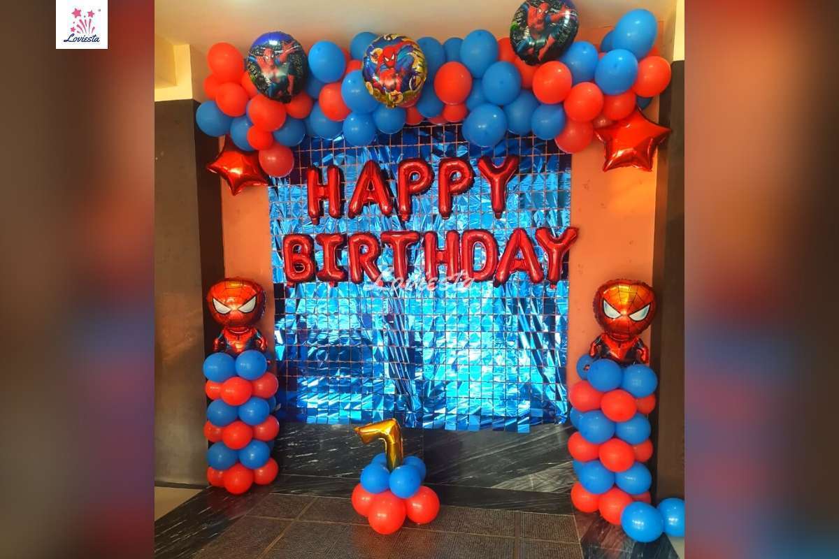 Spider Man Birthday Theme Spiderman Birthday Party Decoration Set Spider Man Birthday Theme Spiderman Birthday Party Decoration Set