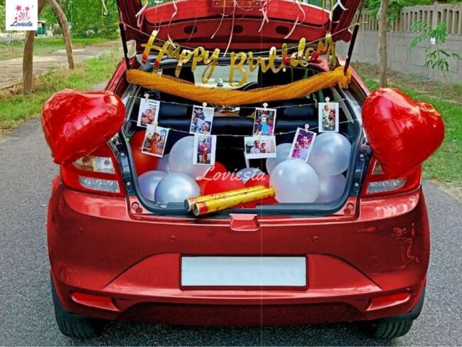 Amusing Car Boot Surprise Decoration For Birthday, Anniversary
